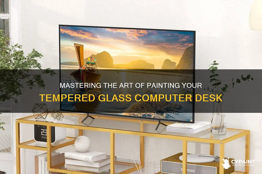 Mastering The Art Of Painting Your Tempered Glass Computer Desk | CyPaint