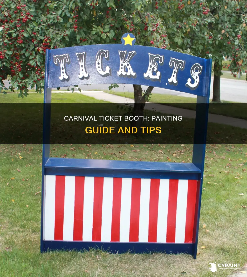 Carnival Ticket Booth: Painting Guide And Tips | CyPaint