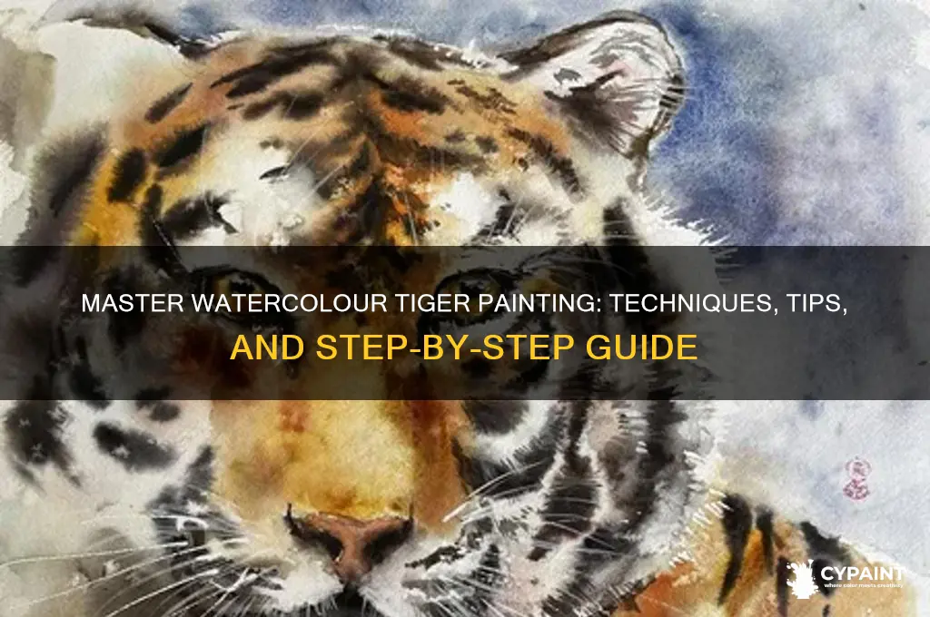 Master Watercolour Tiger Painting: Techniques, Tips, And Step-By-Step ...