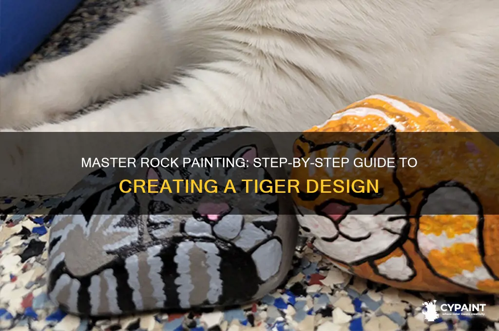 Master Rock Painting: Step-By-Step Guide To Creating A Tiger Design ...