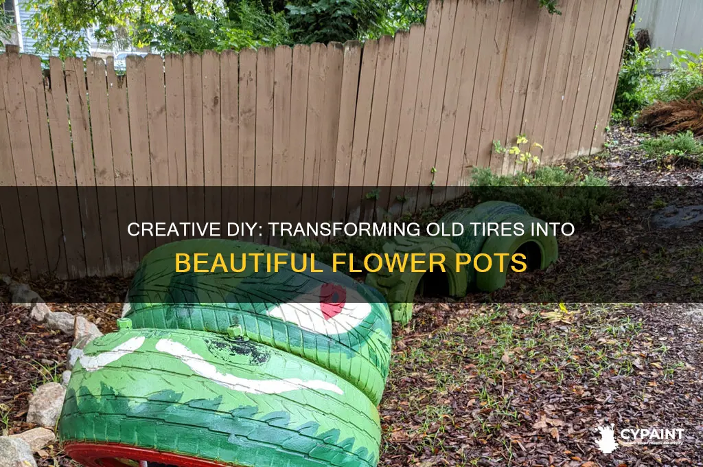 Creative Diy: Transforming Old Tires Into Beautiful Flower Pots | CyPaint
