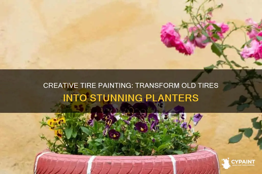 Creative Tire Painting: Transform Old Tires Into Stunning Planters ...