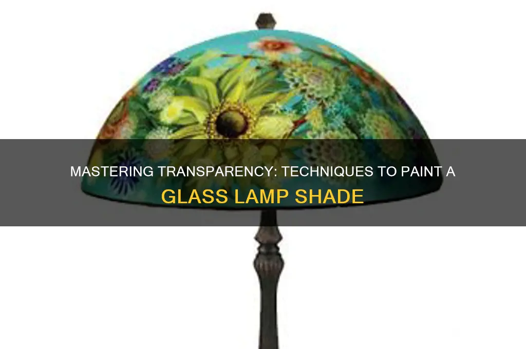 Mastering Transparency: Techniques To Paint A Glass Lamp Shade | CyPaint