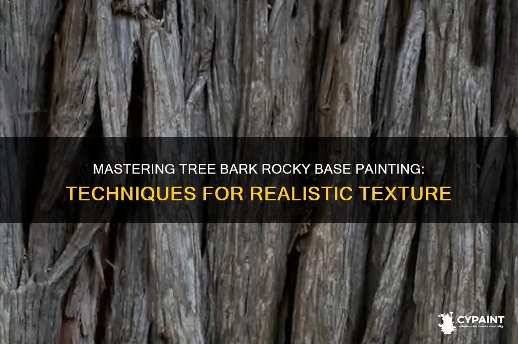 Mastering Tree Bark Rocky Base Painting: Techniques For Realistic ...