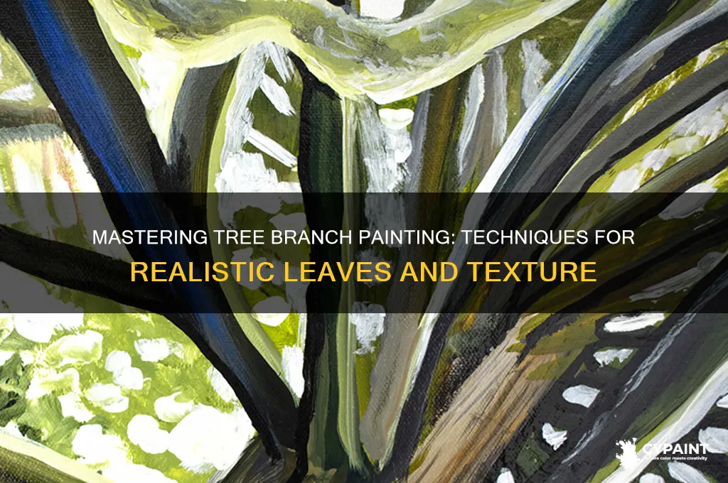 Mastering Tree Branch Painting: Techniques For Realistic Leaves And ...