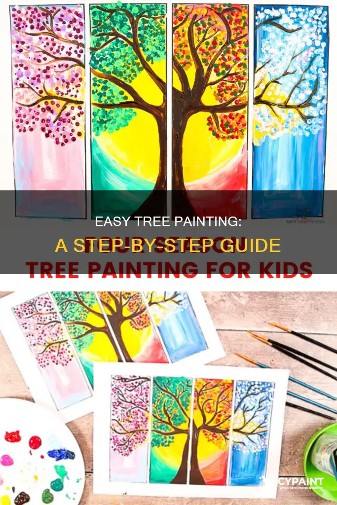 Easy Tree Painting: A Step-By-Step Guide | CyPaint