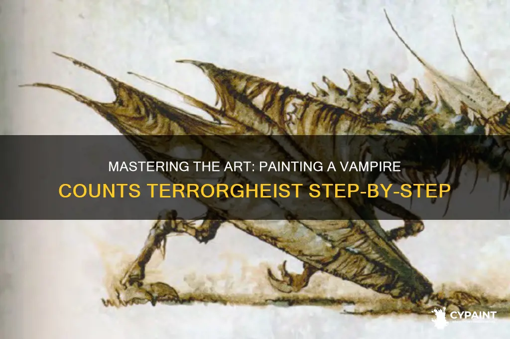 Mastering The Art: Painting A Vampire Counts Terrorgheist Step-By-Step ...