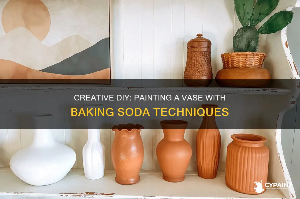 Creative Diy: Painting A Vase With Baking Soda Techniques | CyPaint