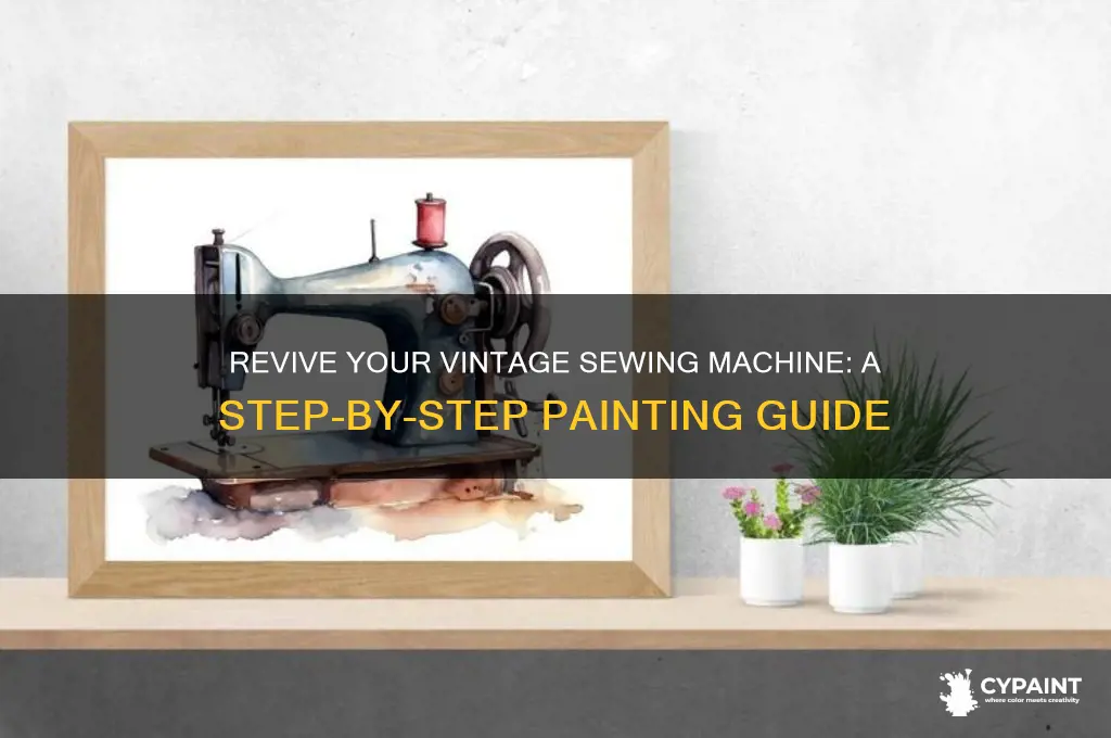 Revive Your Vintage Sewing Machine: A Step-By-Step Painting Guide | CyPaint
