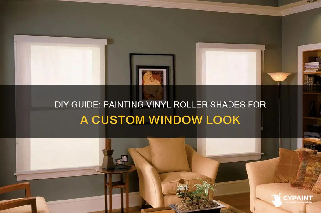 Diy Guide: Painting Vinyl Roller Shades For A Custom Window Look | CyPaint