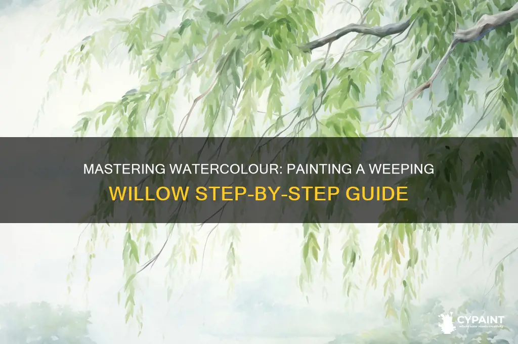 Mastering Watercolour: Painting A Weeping Willow Step-By-Step Guide ...