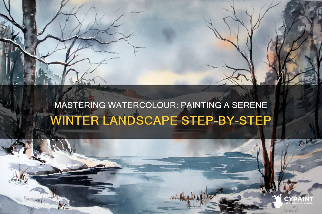 Mastering Watercolour: Painting A Serene Winter Landscape Step-By-Step ...
