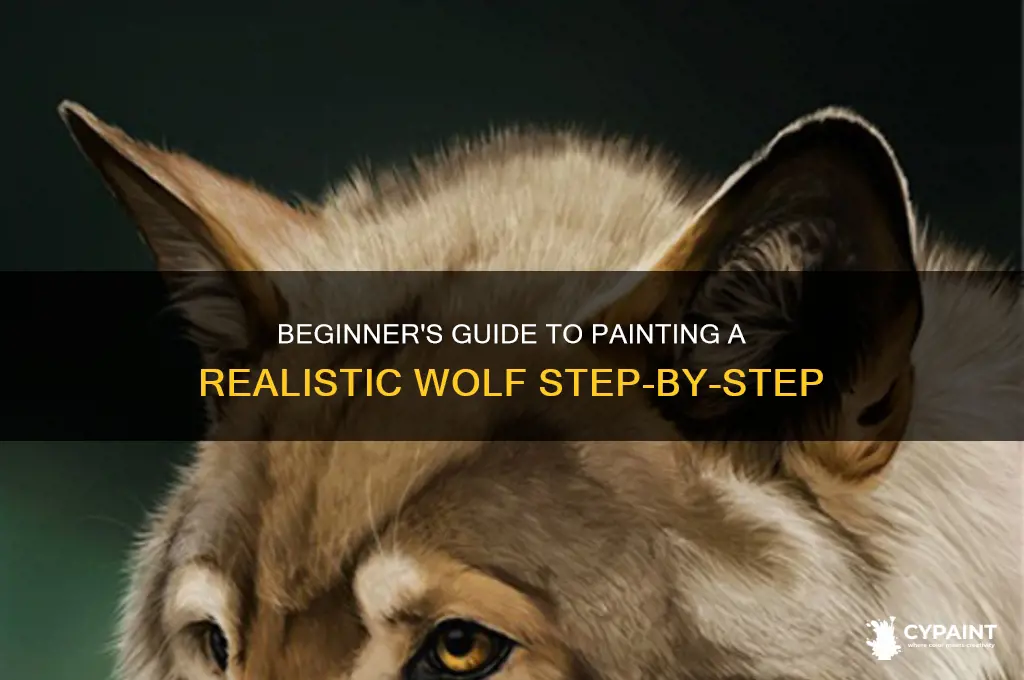 Beginner's Guide To Painting A Realistic Wolf Step-By-Step | CyPaint