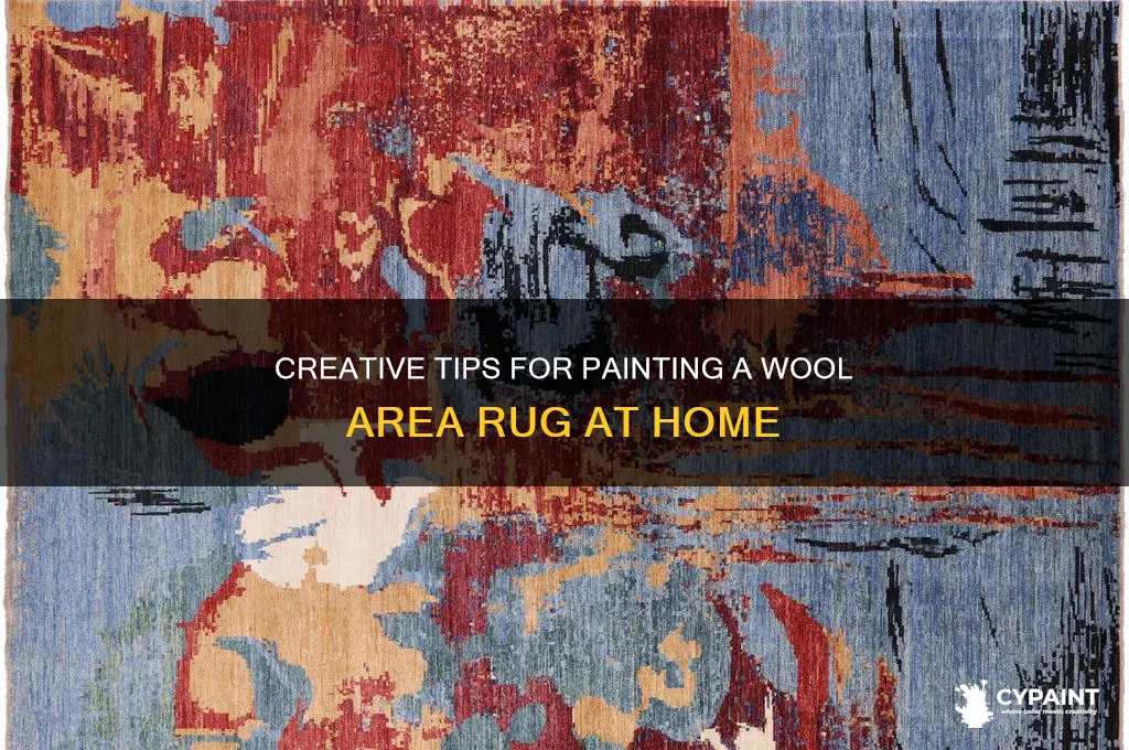 Creative Tips For Painting A Wool Area Rug At Home | CyPaint