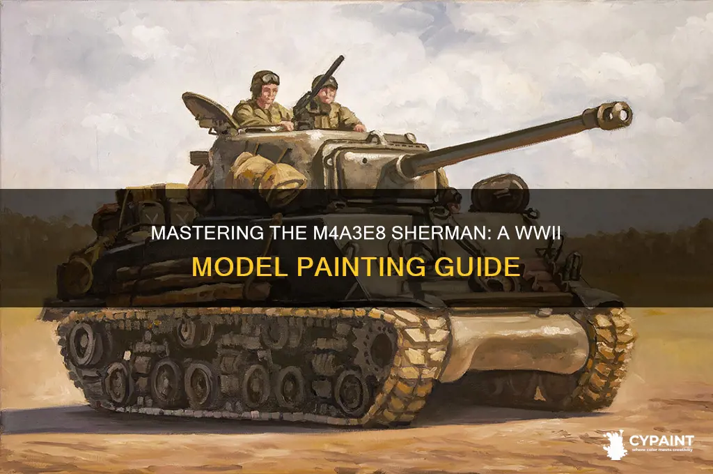 Mastering The M4a3e8 Sherman: A Wwii Model Painting Guide | CyPaint