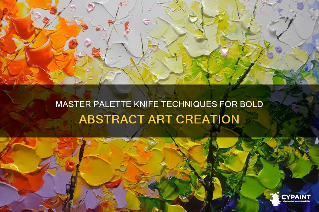 Master Palette Knife Techniques For Bold Abstract Art Creation | CyPaint