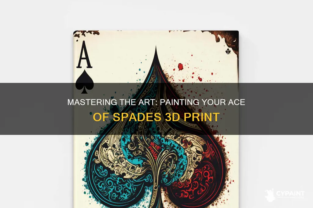 Mastering The Art: Painting Your Ace Of Spades 3D Print | CyPaint