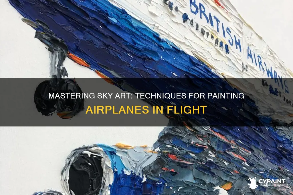 Mastering Sky Art: Techniques For Painting Airplanes In Flight | CyPaint