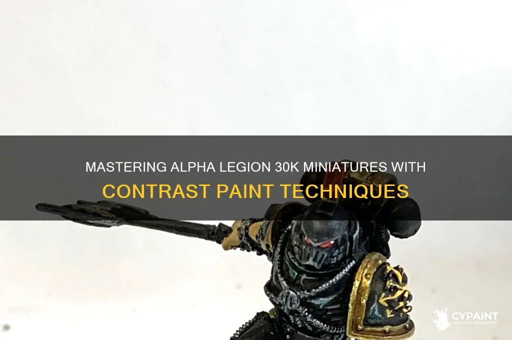 Mastering Alpha Legion 30K Miniatures With Contrast Paint Techniques ...
