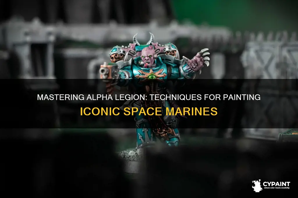 Mastering Alpha Legion: Techniques For Painting Iconic Space Marines ...