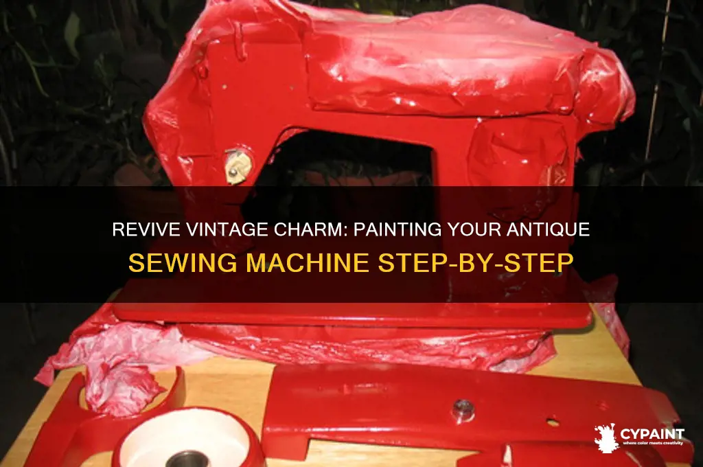 Revive Vintage Charm: Painting Your Antique Sewing Machine Step-By-Step ...