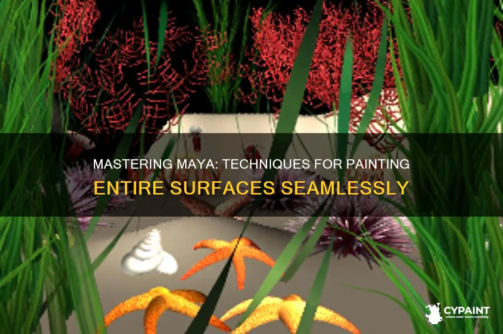 Mastering Maya: Techniques For Painting Entire Surfaces Seamlessly ...