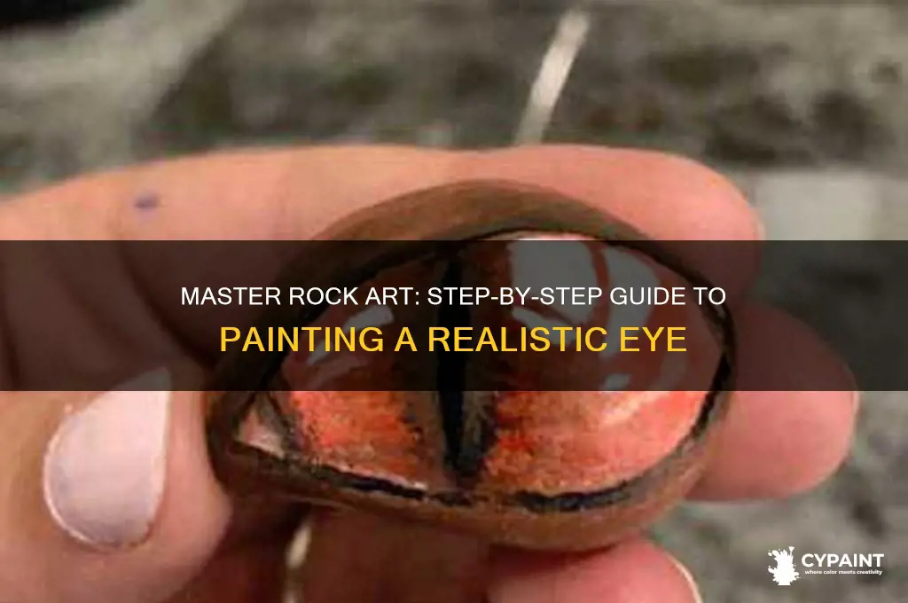 Master Rock Art: Step-By-Step Guide To Painting A Realistic Eye | CyPaint