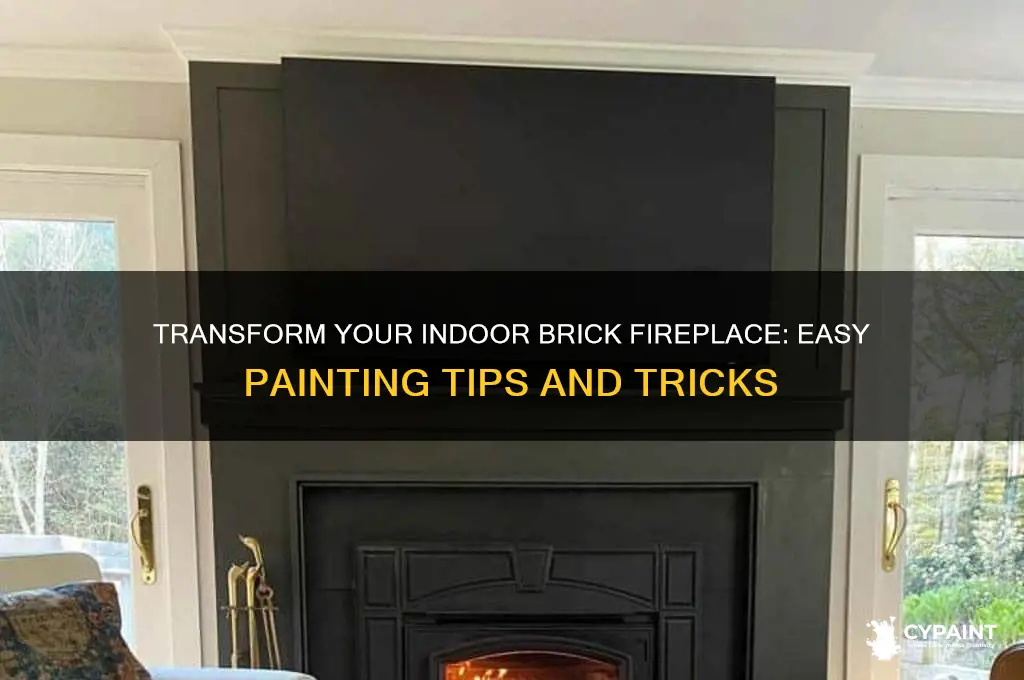 Transform Your Indoor Brick Fireplace: Easy Painting Tips And Tricks ...