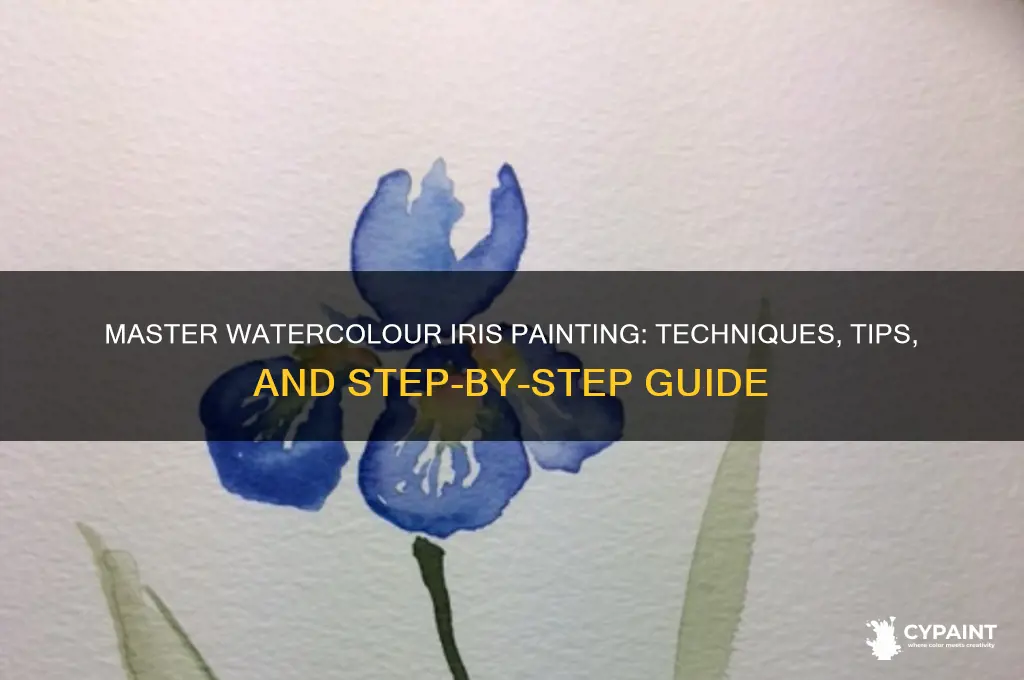 Master Watercolour Iris Painting: Techniques, Tips, And Step-By-Step ...