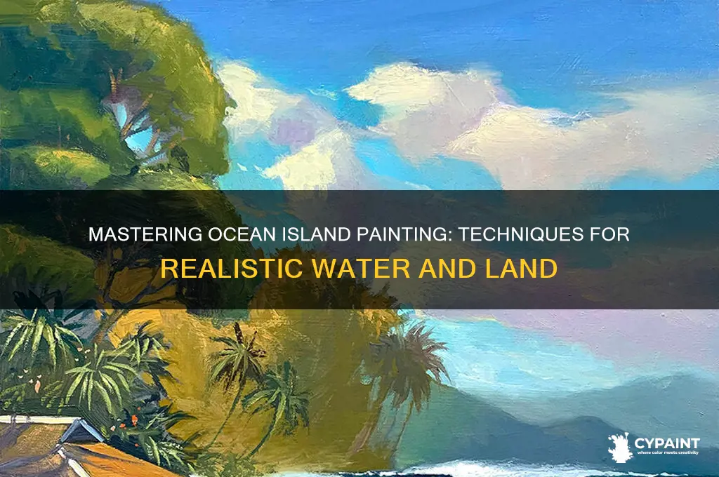 Mastering Ocean Island Painting: Techniques For Realistic Water And ...