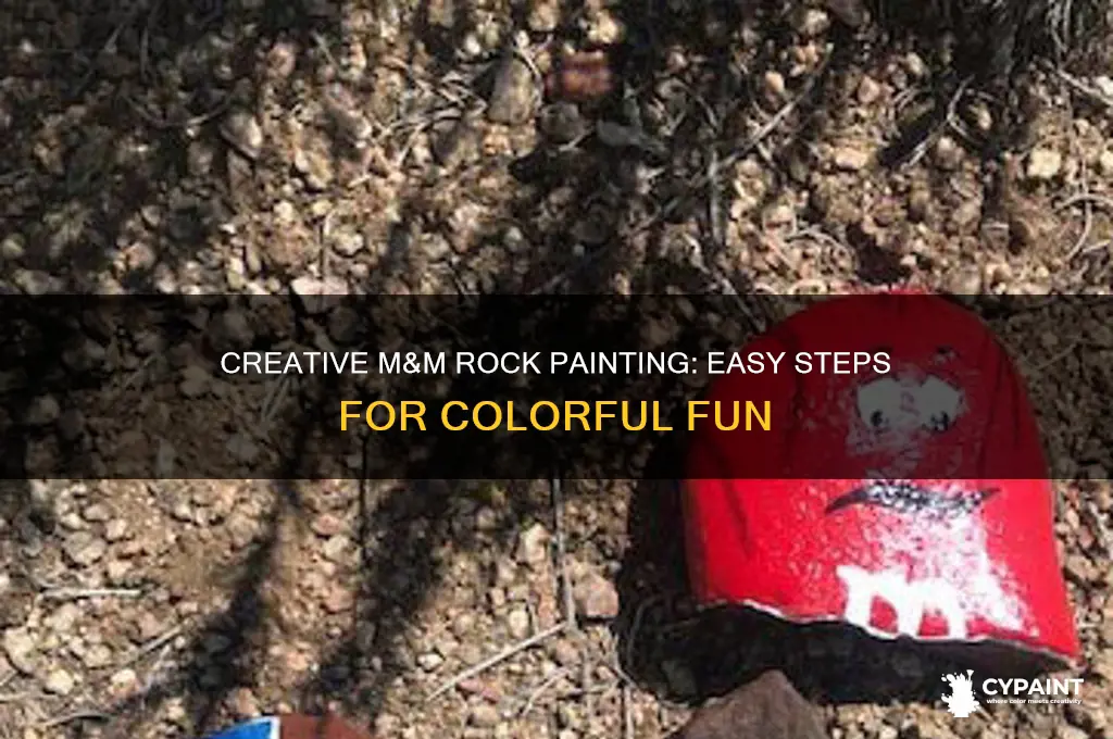 Creative M&M Rock Painting: Easy Steps For Colorful Fun | CyPaint