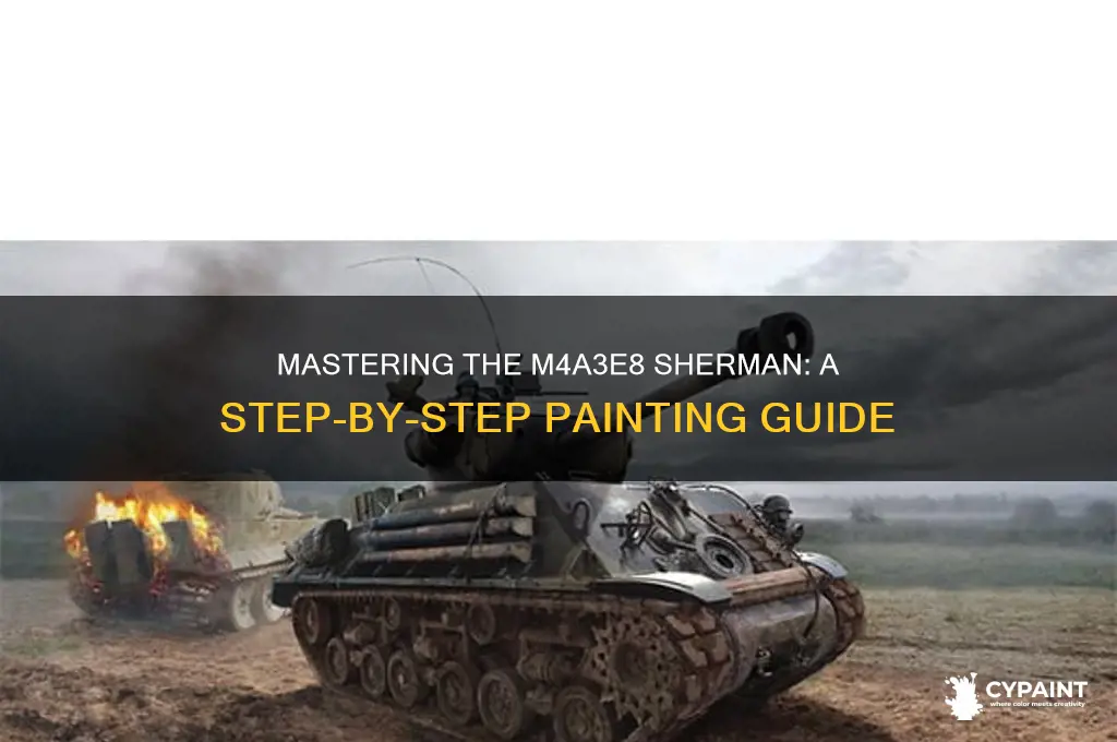 Mastering The M4a3e8 Sherman: A Step-By-Step Painting Guide | CyPaint