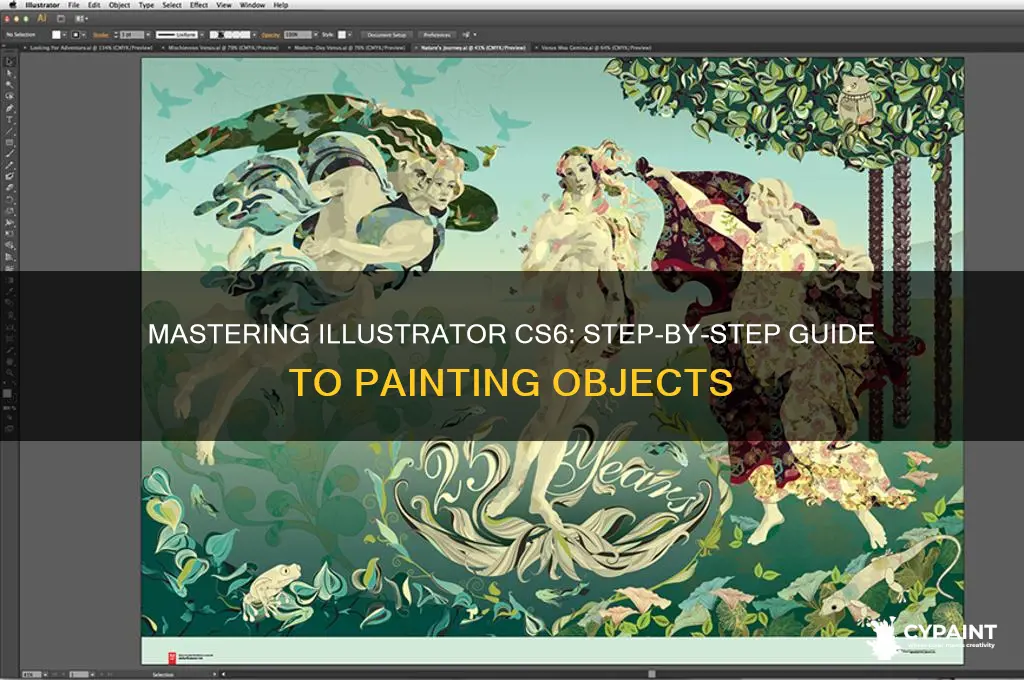 Mastering Illustrator Cs6: Step-By-Step Guide To Painting Objects | CyPaint