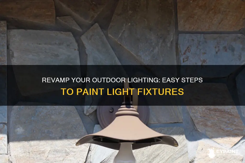 Revamp Your Outdoor Lighting: Easy Steps To Paint Light Fixtures | CyPaint