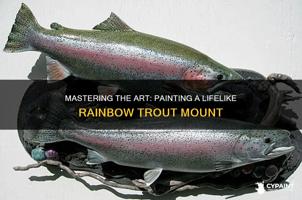 Mastering The Art: Painting A Lifelike Rainbow Trout Mount | CyPaint