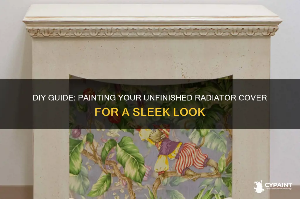 Diy Guide: Painting Your Unfinished Radiator Cover For A Sleek Look ...