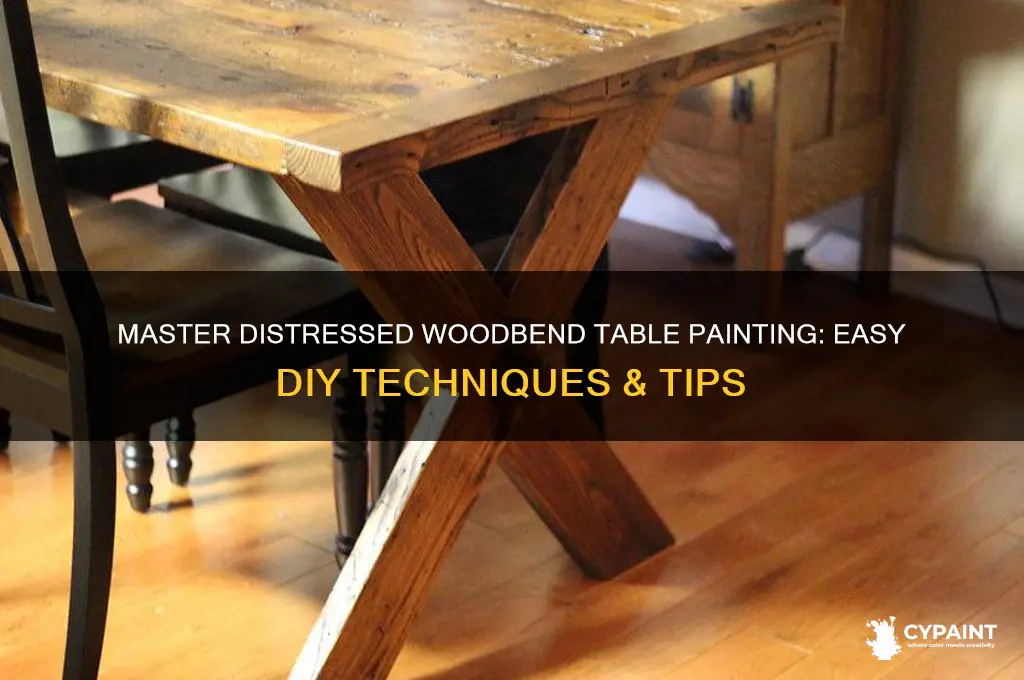 Master Distressed Woodbend Table Painting: Easy Diy Techniques & Tips ...