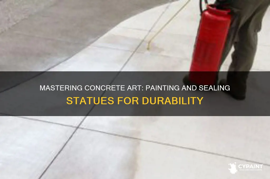 Mastering Concrete Art: Painting And Sealing Statues For Durability ...