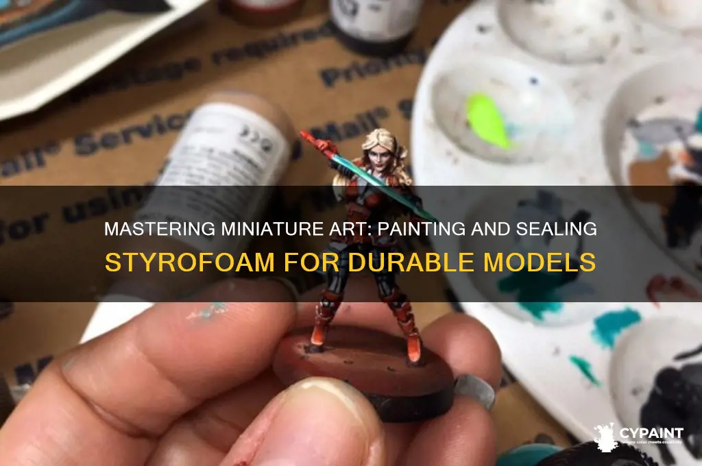Mastering Miniature Art: Painting And Sealing Styrofoam For Durable ...