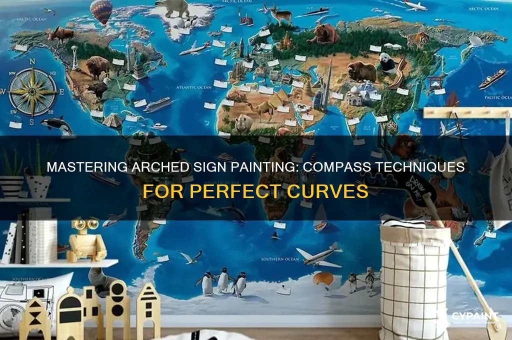 Mastering Arched Sign Painting: Compass Techniques For Perfect Curves ...