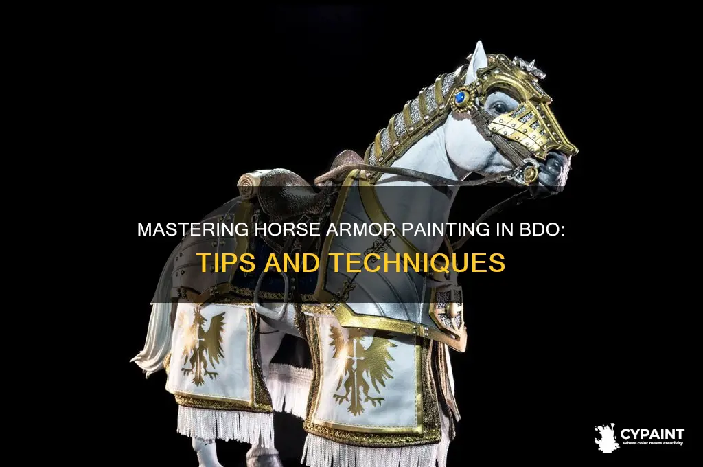 Mastering Horse Armor Painting In Bdo: Tips And Techniques | CyPaint