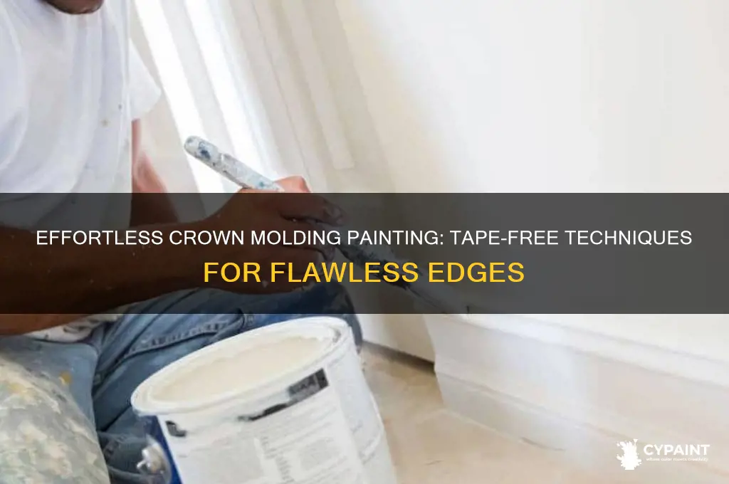 How To Paint Around Crown Molding