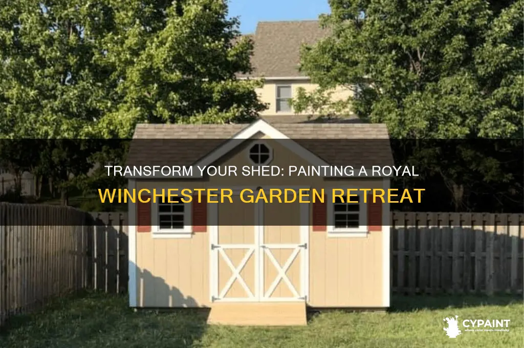 Transform Your Shed: Painting A Royal Winchester Garden Retreat | CyPaint