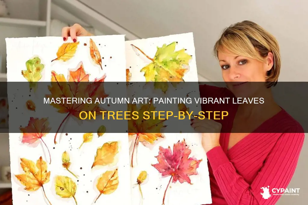 Mastering Autumn Art: Painting Vibrant Leaves On Trees Step-By-Step ...