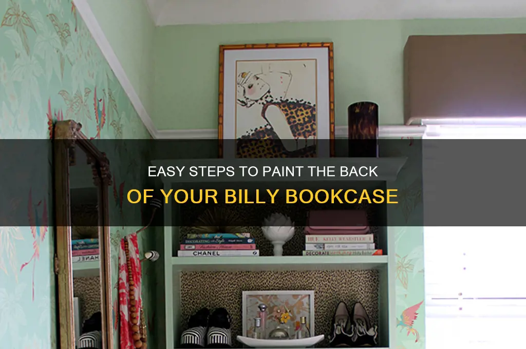 Easy Steps To Paint The Back Of Your Billy Bookcase | CyPaint