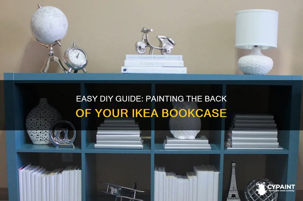Easy Diy Guide: Painting The Back Of Your Ikea Bookcase | CyPaint