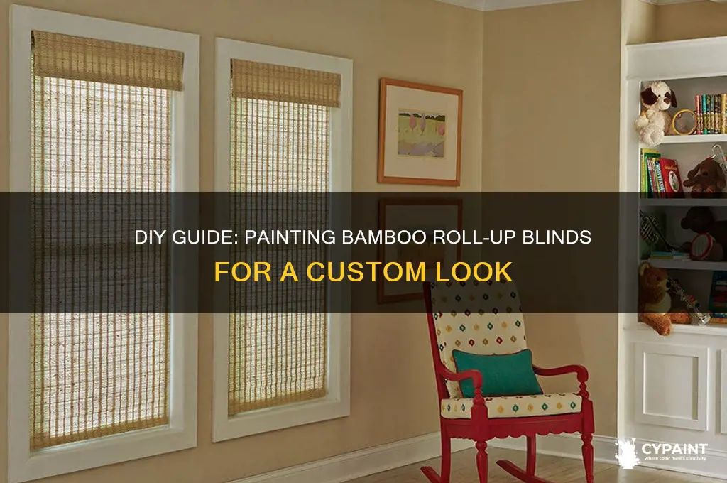 Diy Guide: Painting Bamboo Roll-Up Blinds For A Custom Look | CyPaint