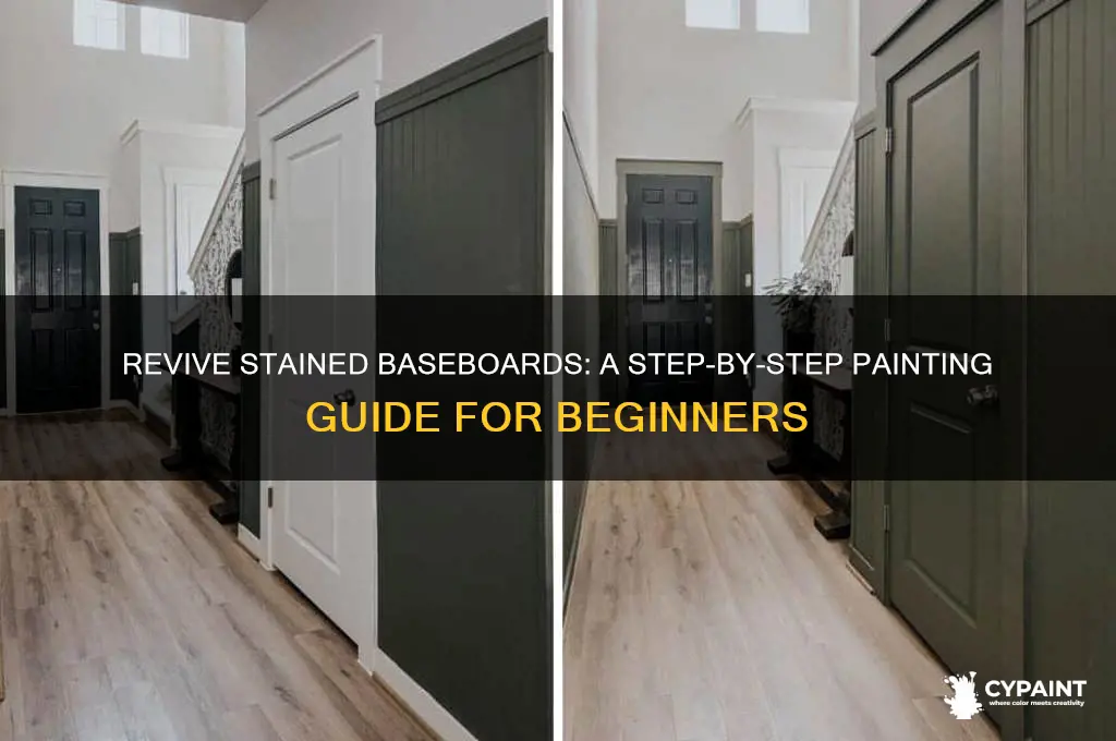Revive Stained Baseboards: A Step-By-Step Painting Guide For Beginners ...
