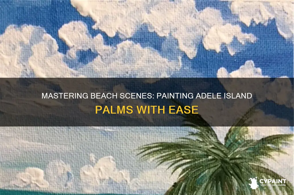 Mastering Beach Scenes: Painting Adele Island Palms With Ease | CyPaint