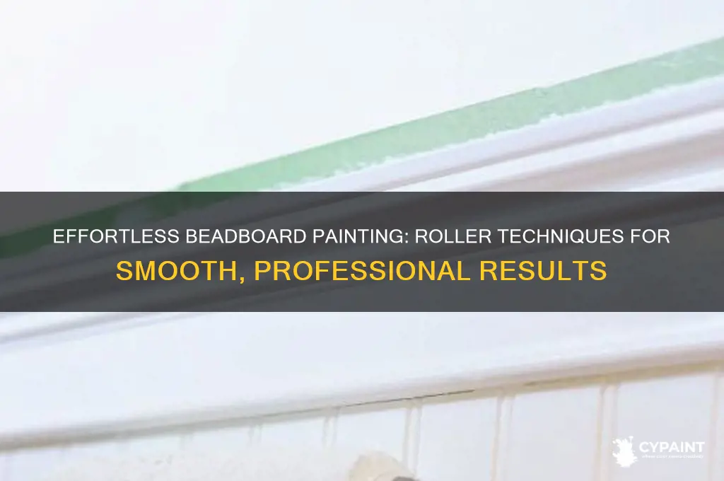 Effortless Beadboard Painting: Roller Techniques For Smooth ...
